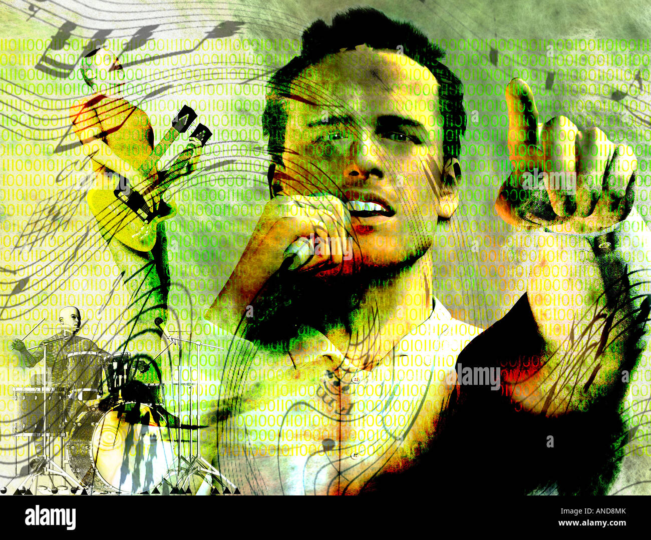 Music in the air Stock Photo - Alamy