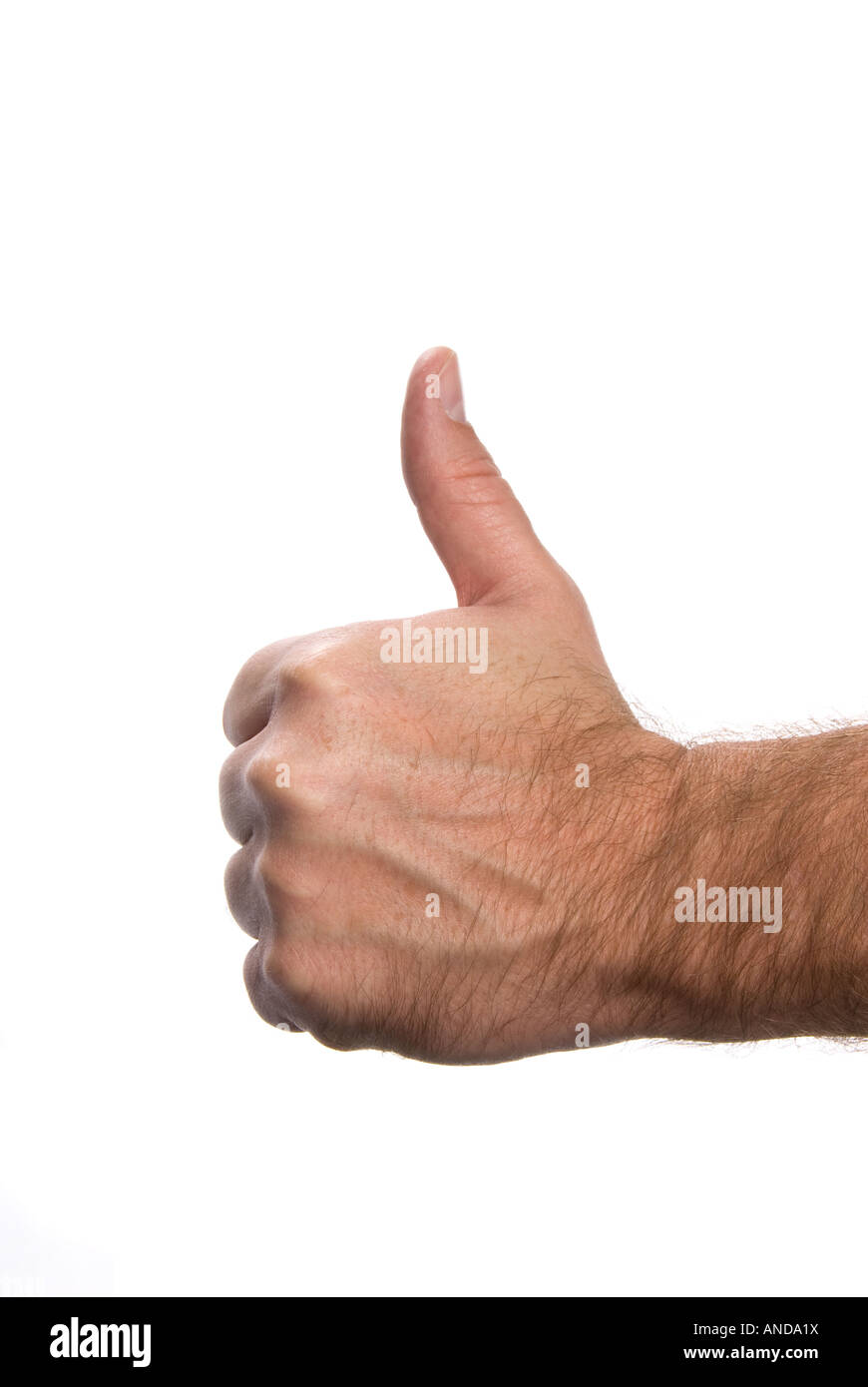 Symbol of acceptance and approval shown by a hand gesture Stock Photo ...