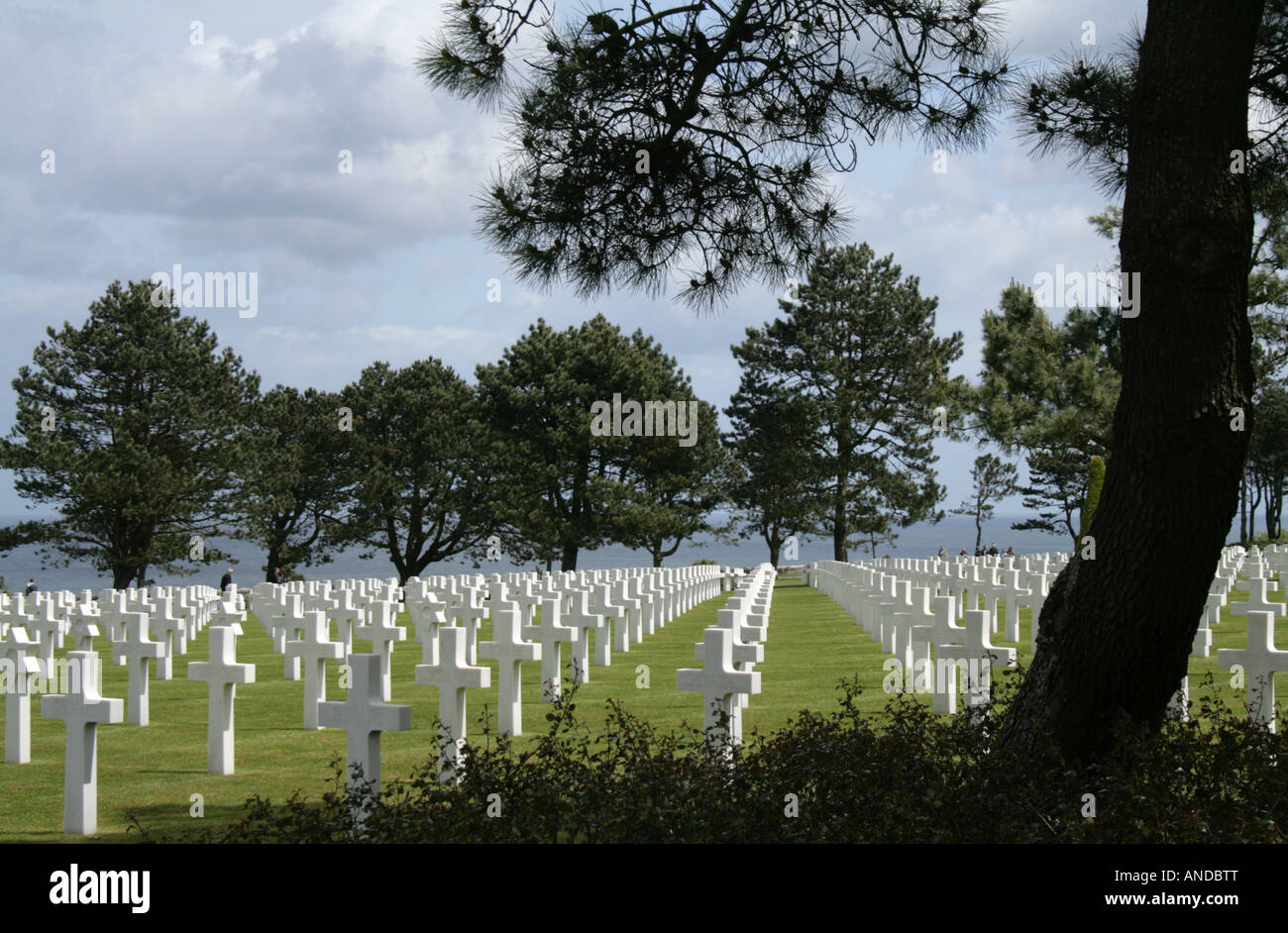 Normandy American Cemetery and Memorial, Colleville-sur Mer, northern ...