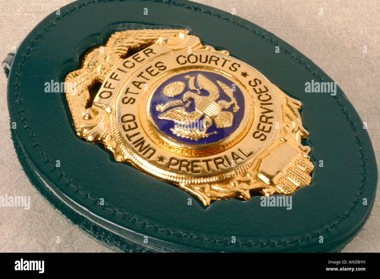 Court officers badge shield Stock Photo - Alamy