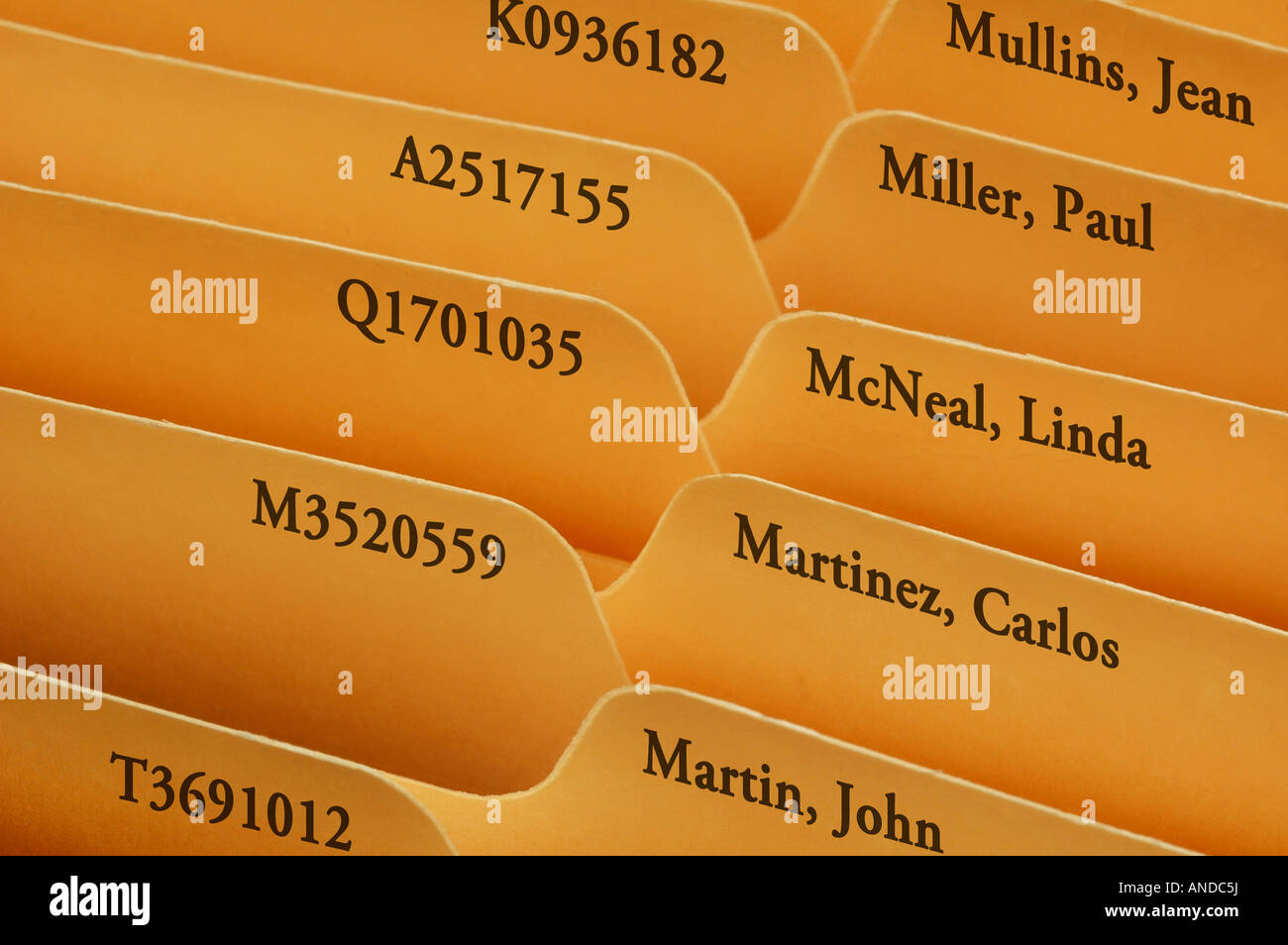 Folders tabs hi-res stock photography and images - Alamy