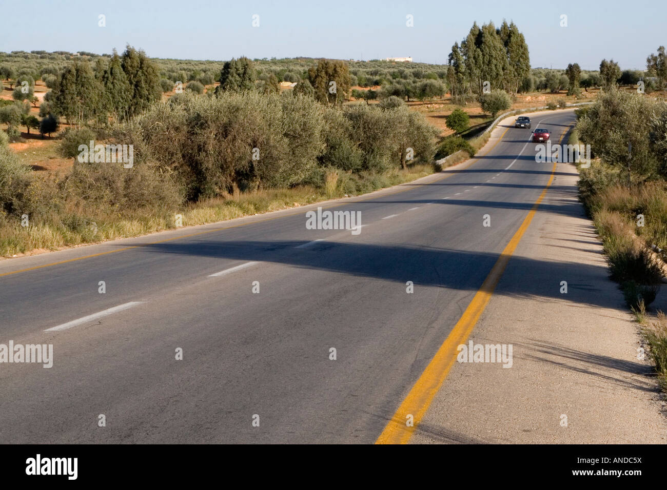 Near Tarhouna, Libya. Libyan Highway, Motorway Stock Photo - Alamy