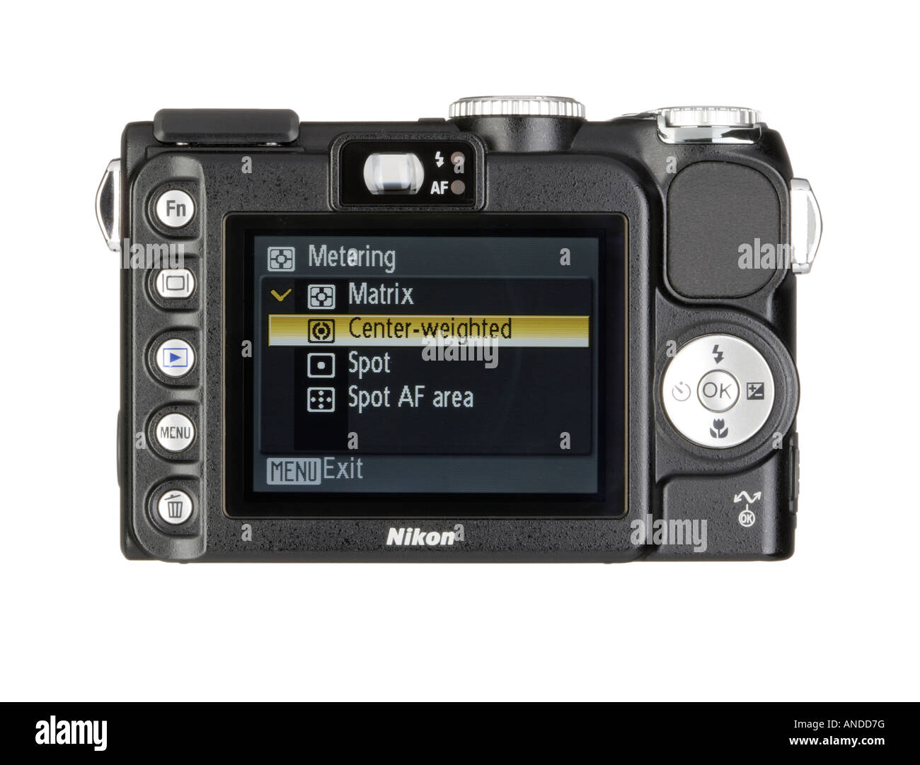 metering screen at the back of a digital camera Stock Photo - Alamy