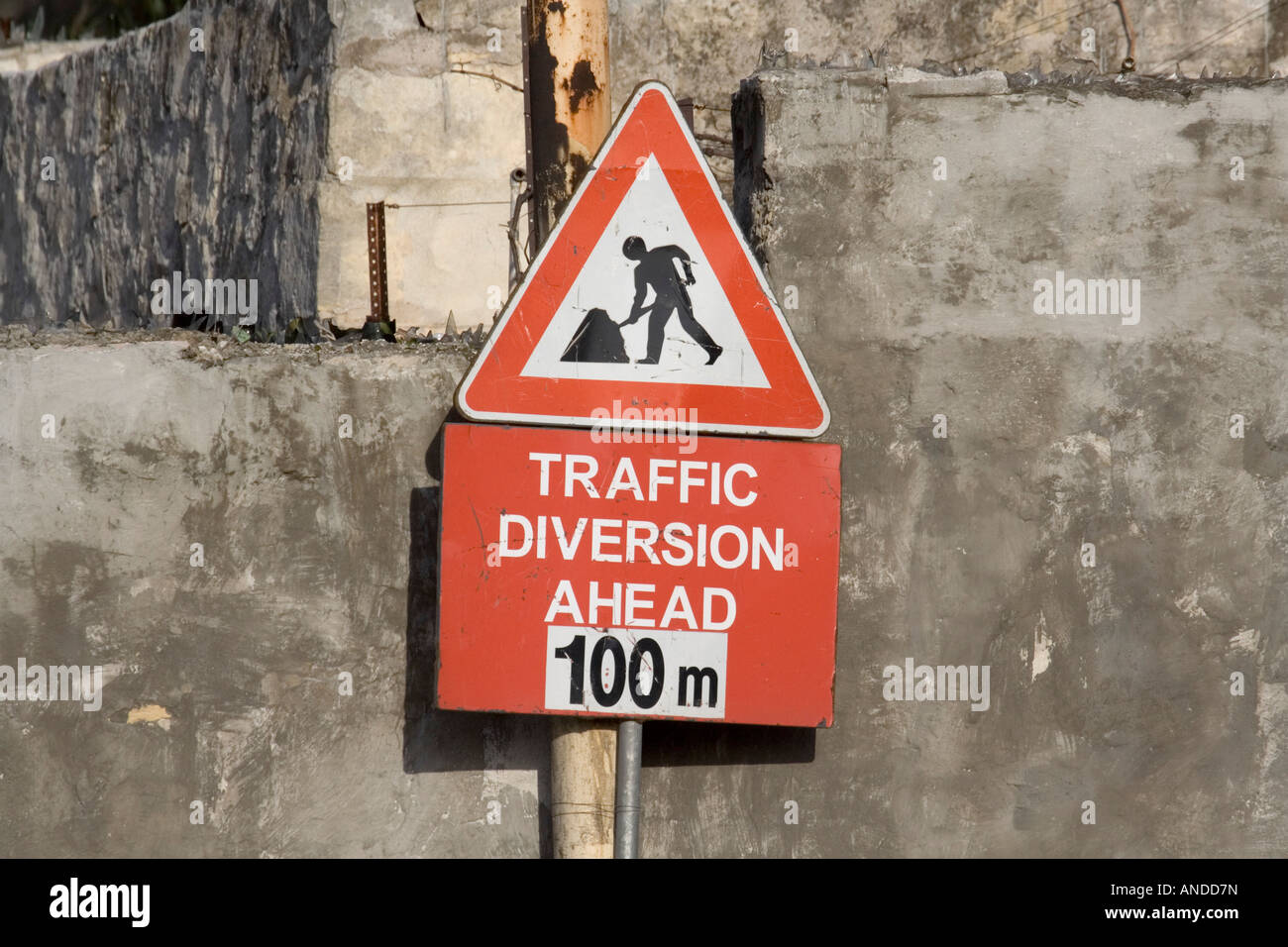 Diversion ahead hi-res stock photography and images - Alamy