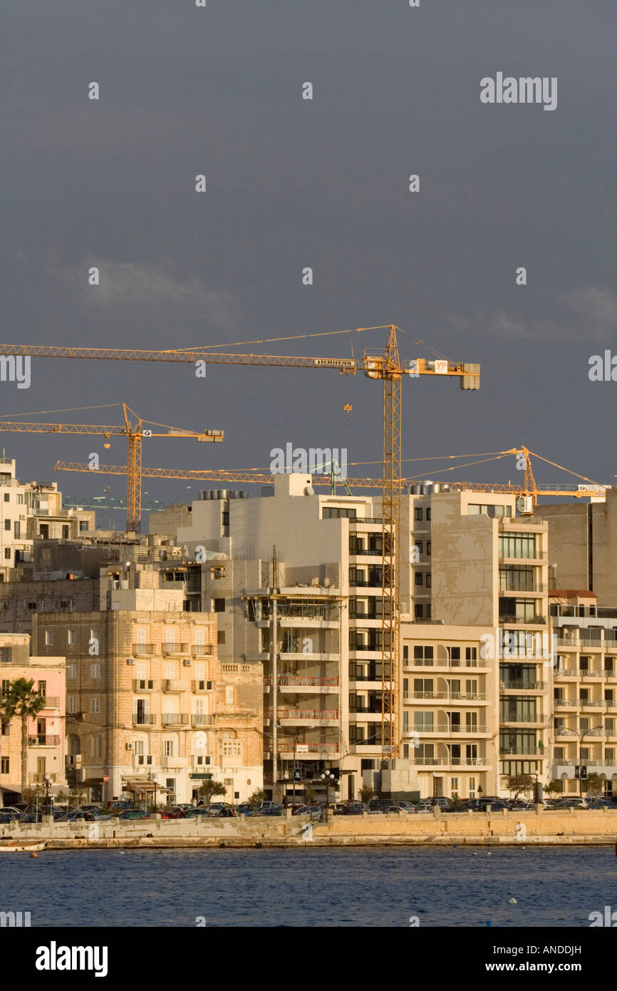Construction activity in sliema malta hi-res stock photography and ...