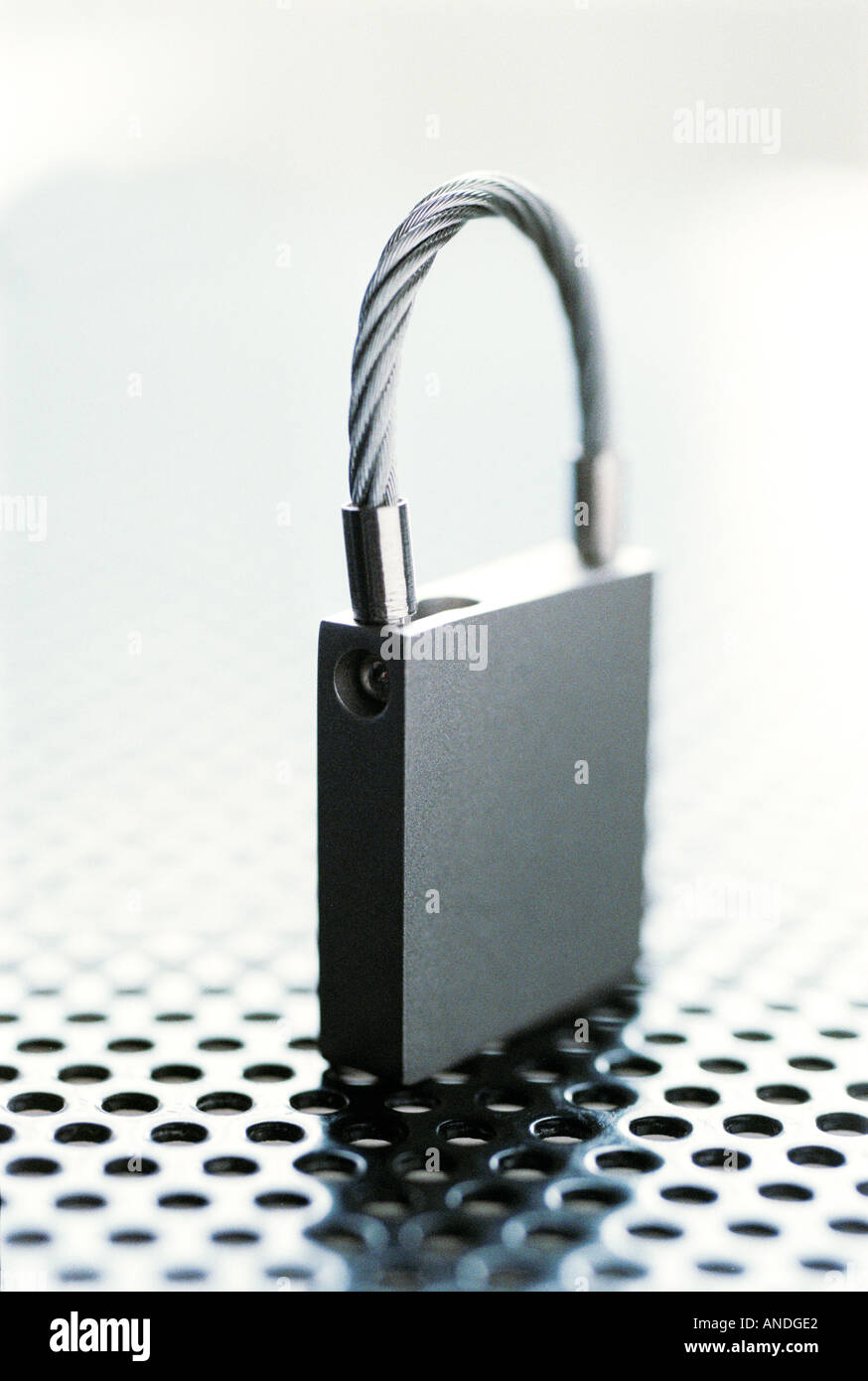 metal padlock lock unlocked locked safe safety secure security protect ...