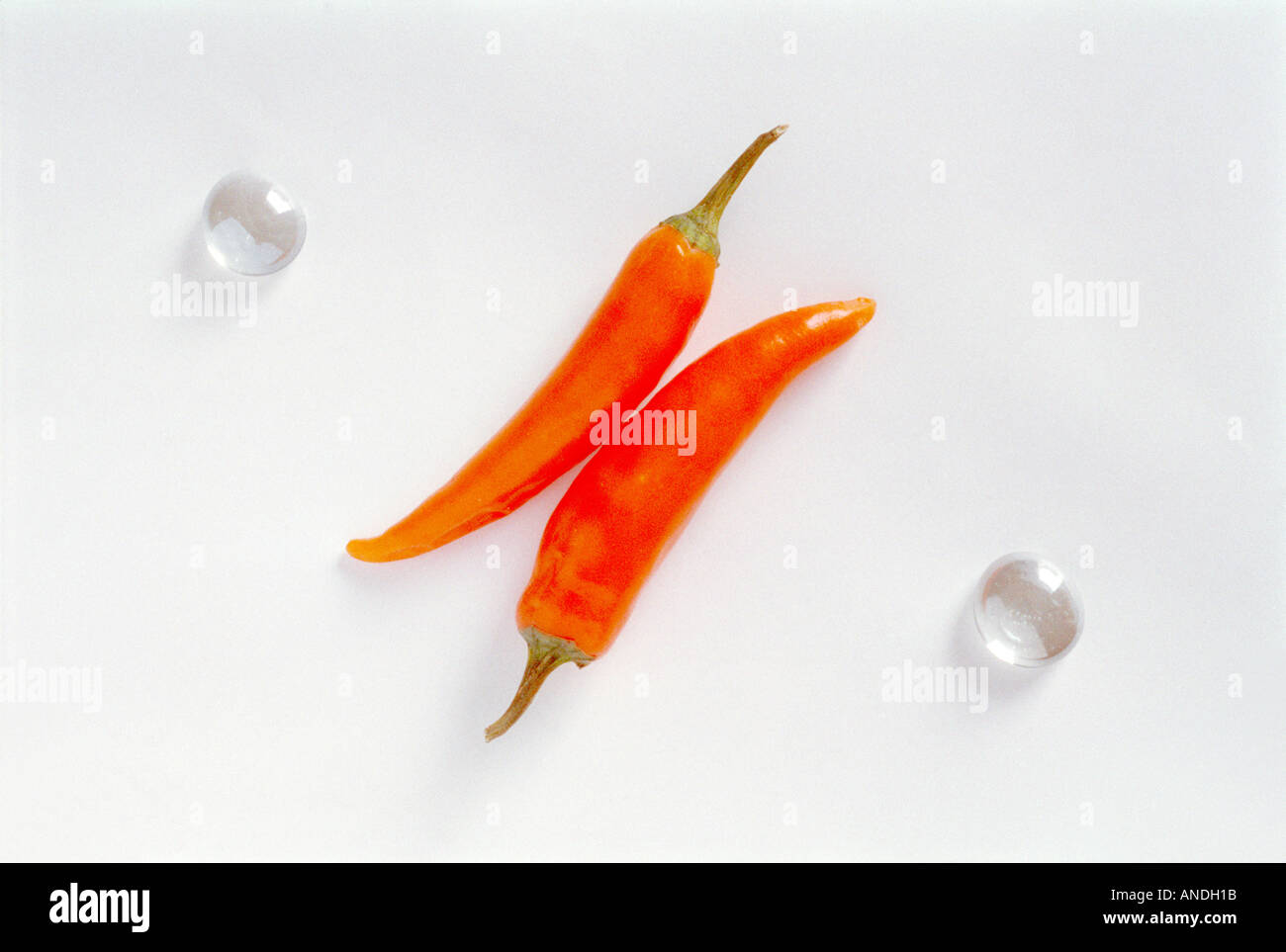 Red chili with two crystal ball shape Food in Detail chili pepper Food ...