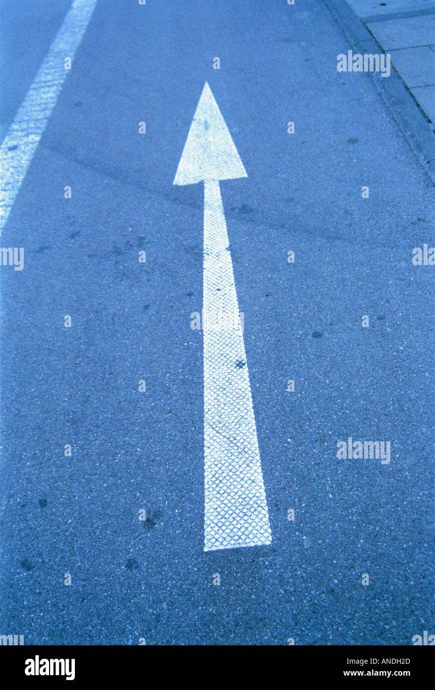Traffic direction turning sign arrow orientation Stock Photo - Alamy