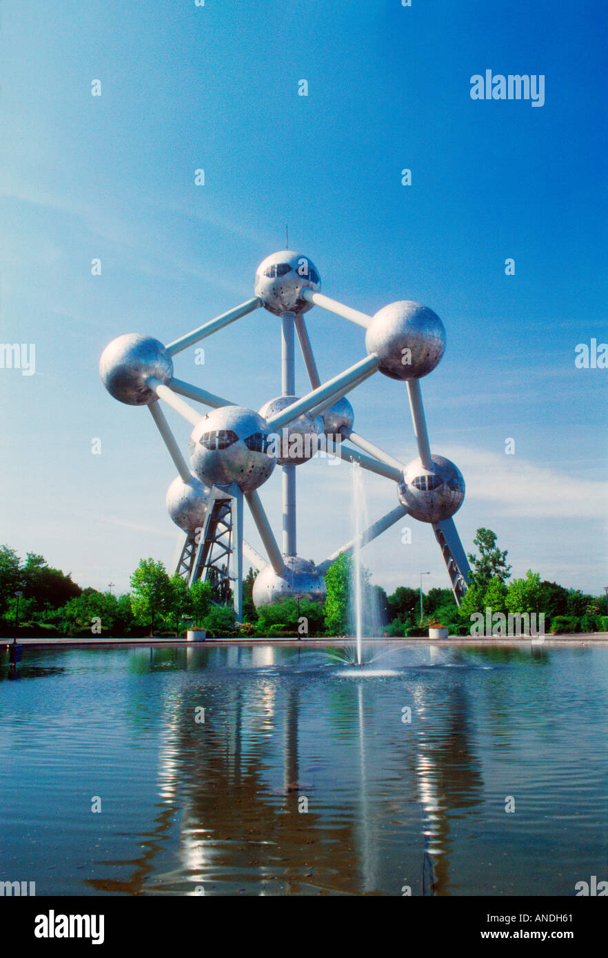 Brussels Belgium Benelux Europe Atomium monument building architect ...