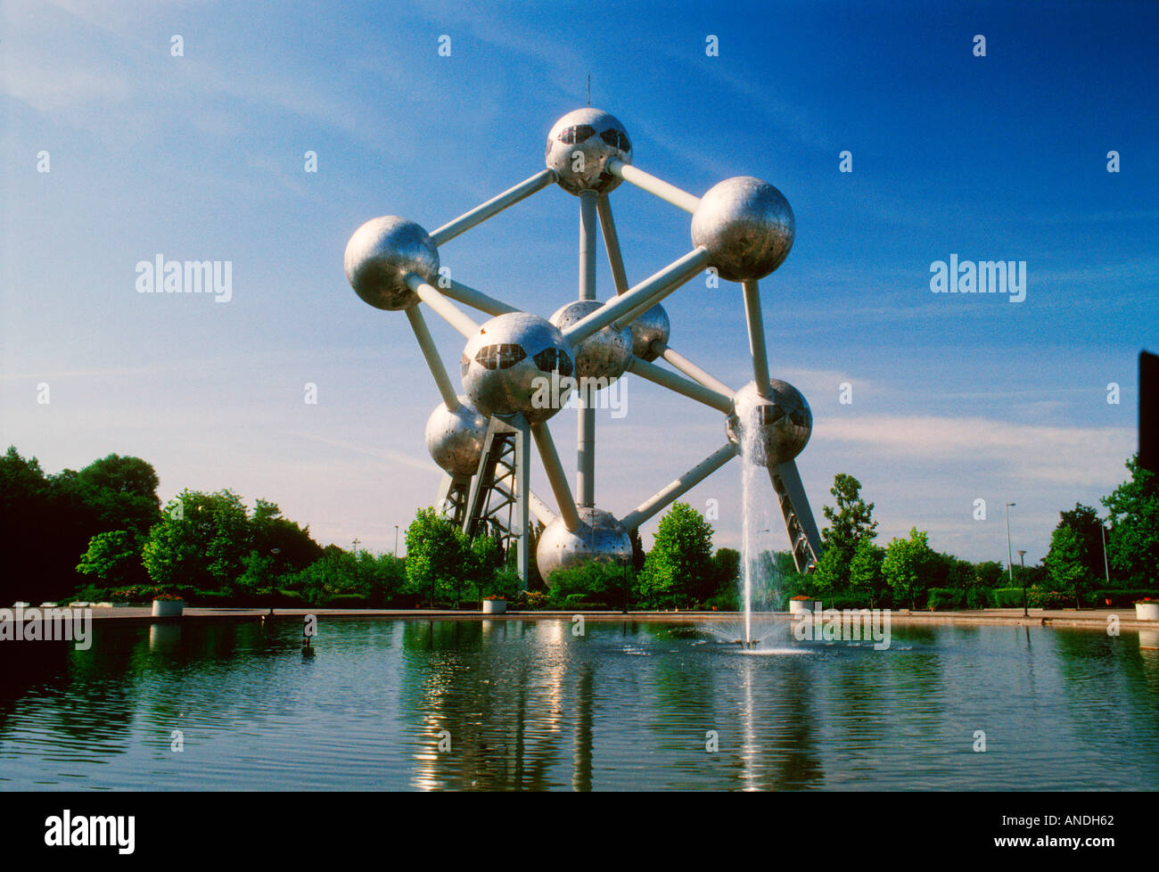 Brussels Belgium Benelux Europe Atomium monument building architect ...