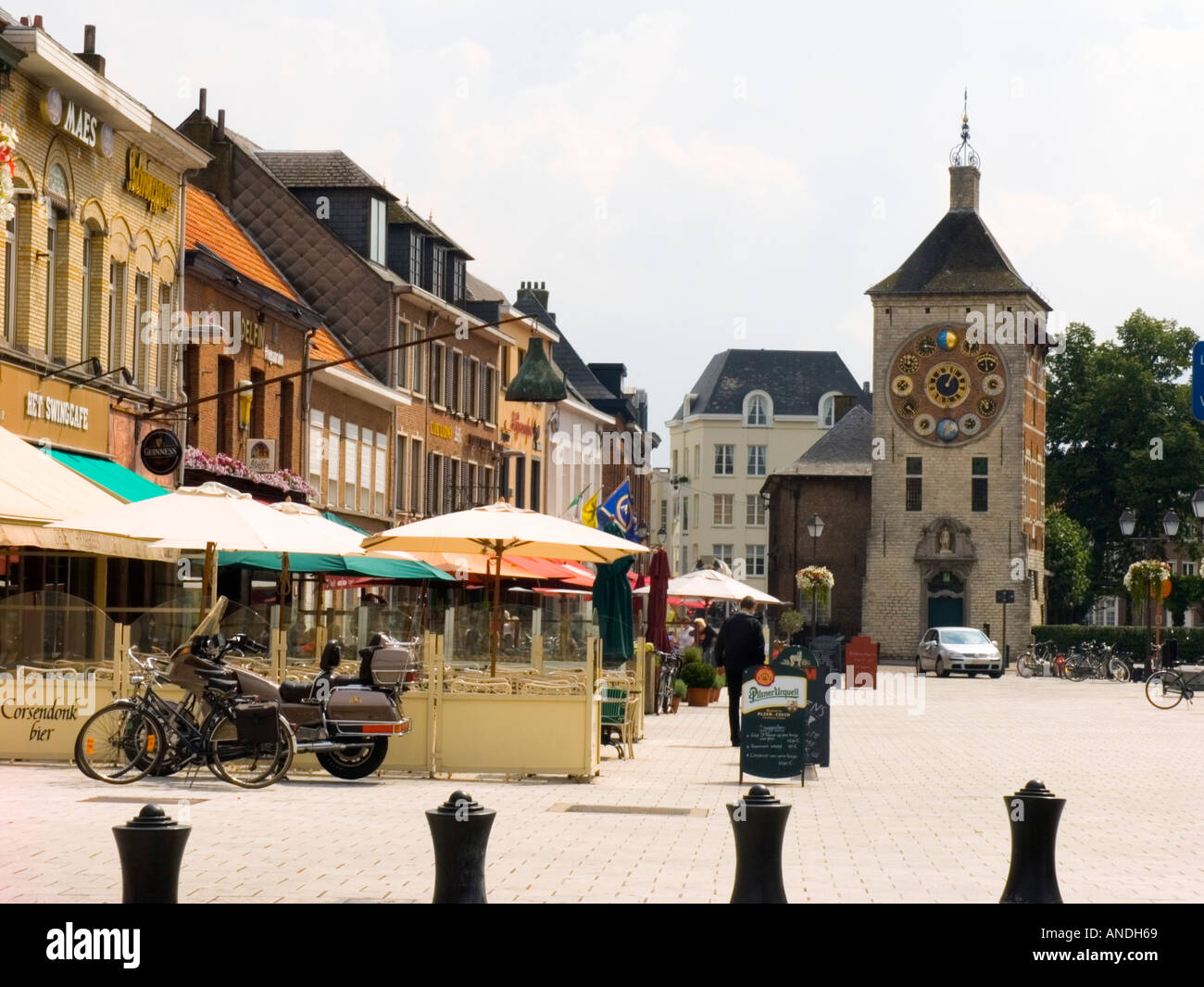 The Zimmer Tower with the Jubilee Clock, Lier, Belgium Stock Photo - Alamy