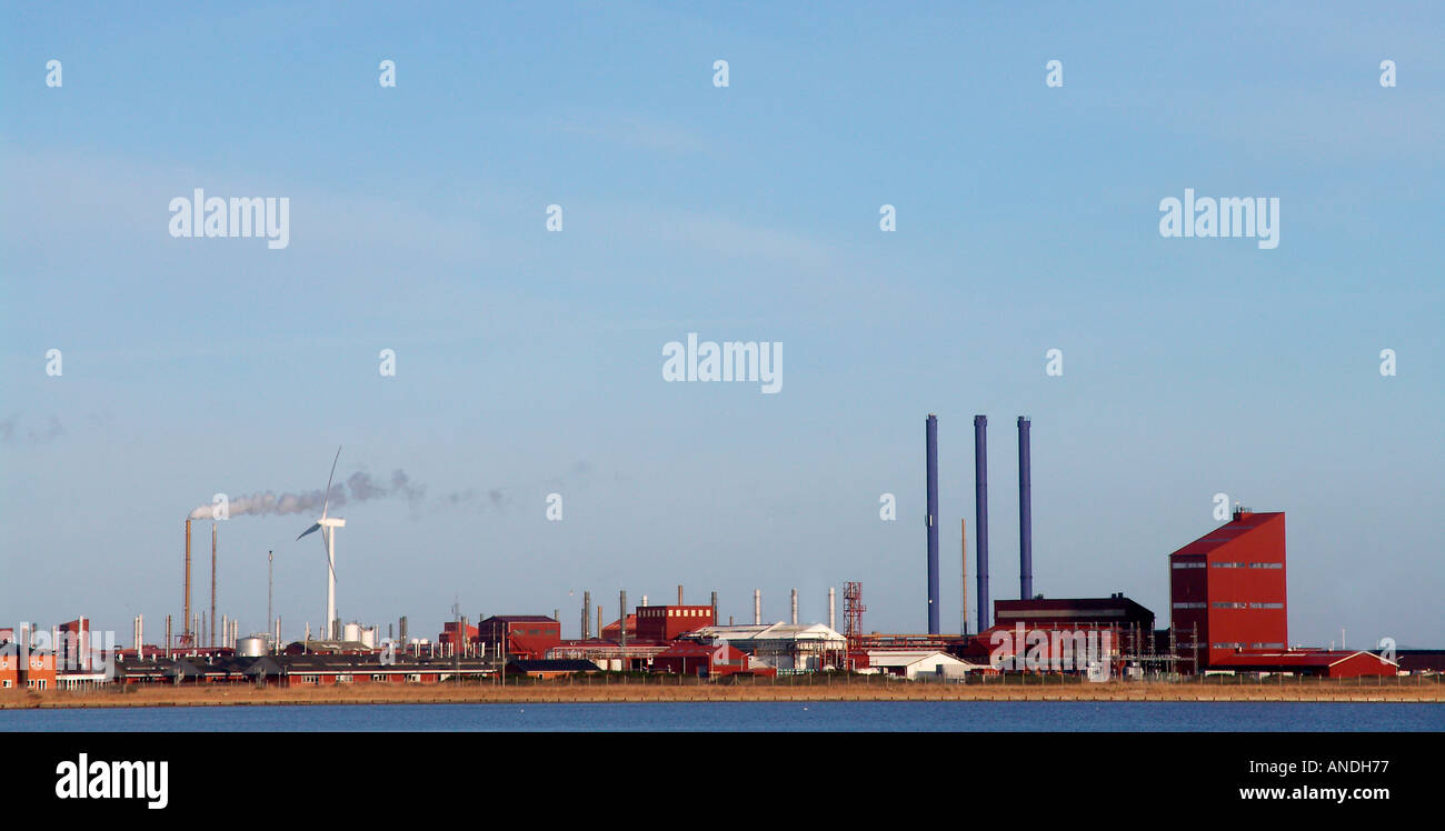 Cheminova chemical plant in Jutland Denmark Stock Photo - Alamy