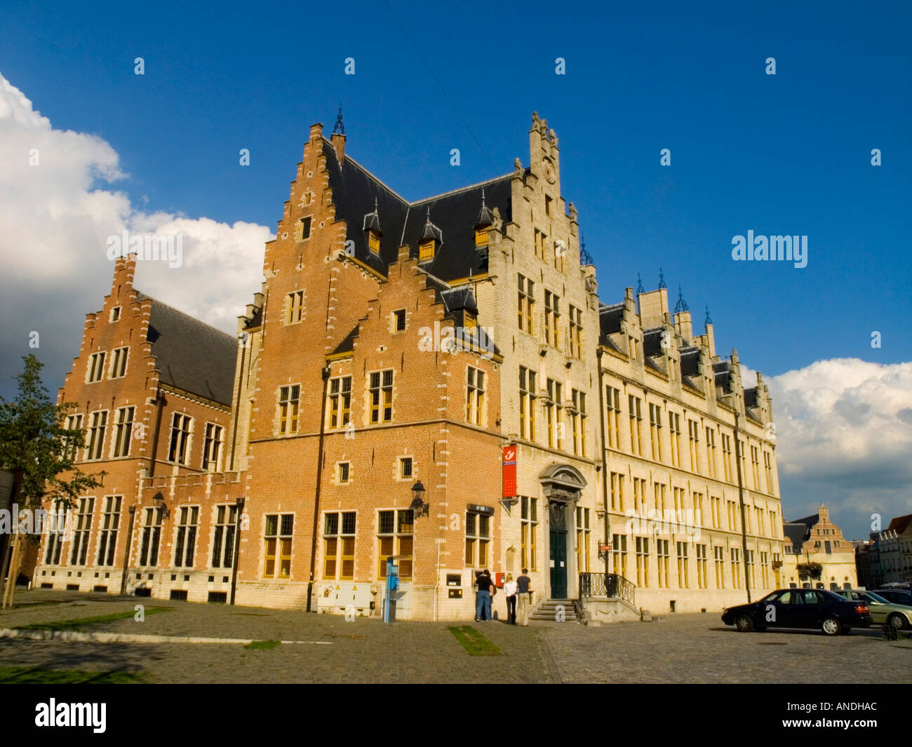 Mechelen facade house building architect architecture medieval middle ...