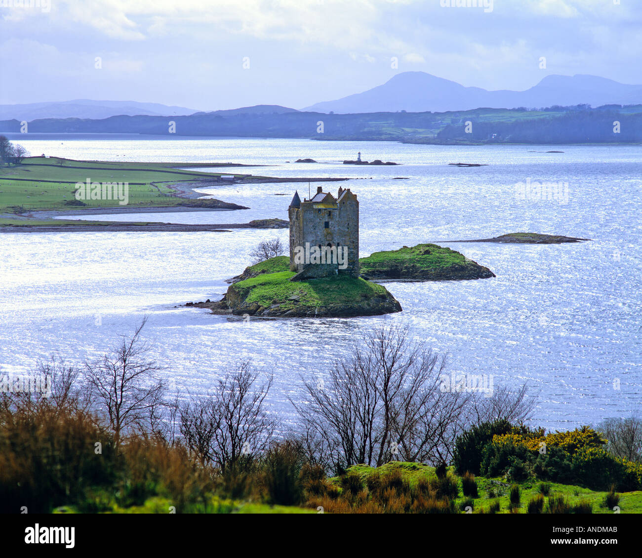 Castle Stalker Scotland Stock Photo - Alamy