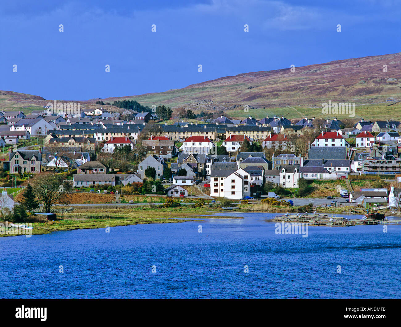 Portree town Isle of Skye Scotland Stock Photo - Alamy