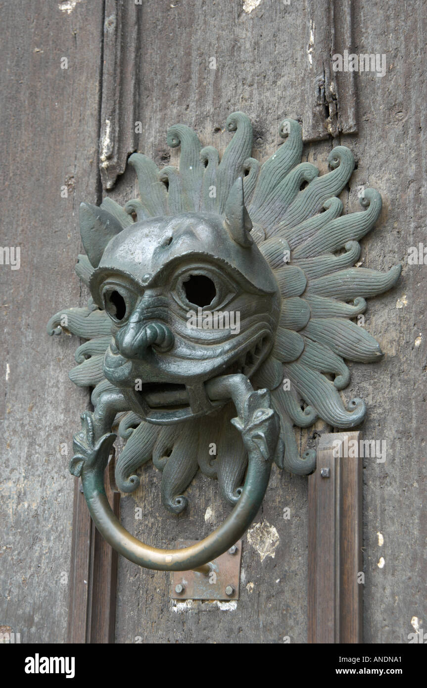 Durham cathedral sanctuary door knocker hi-res stock photography and ...