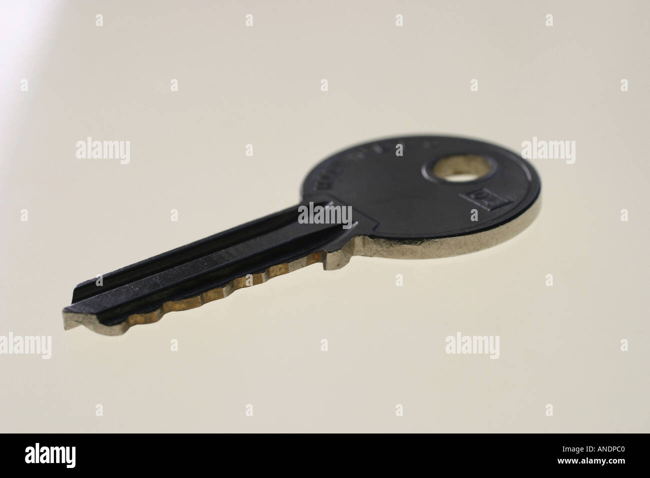 Yale key close up Stock Photo - Alamy