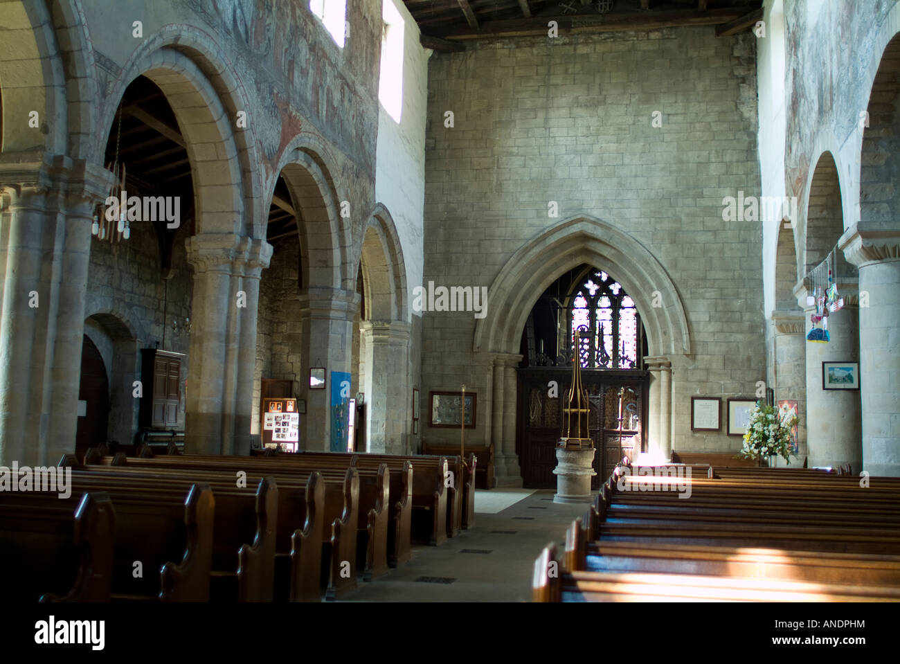 Interior of Pickering Parish Church, North Yorkshire Stock Photo - Alamy