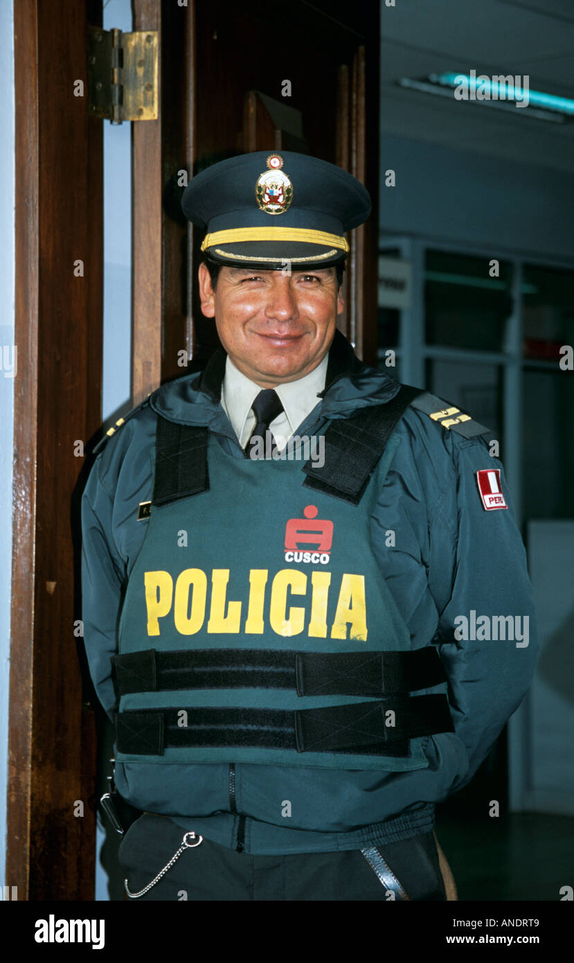 Peruvian policeman hi-res stock photography and images - Alamy