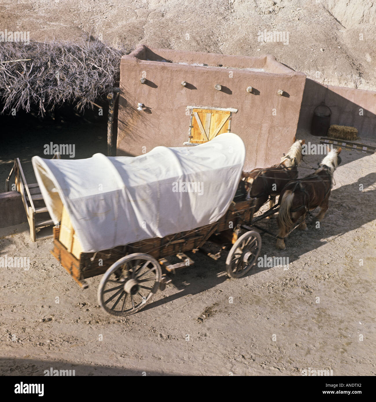 Replica of an 1850s fort hi-res stock photography and images - Alamy