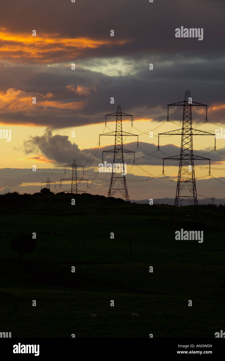 Late in the date electricity hi-res stock photography and images - Alamy