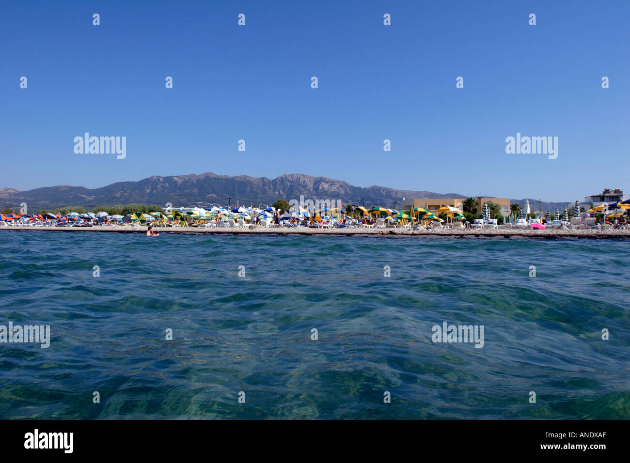 greece dodecanese kos the beach at tingaki Stock Photo - Alamy