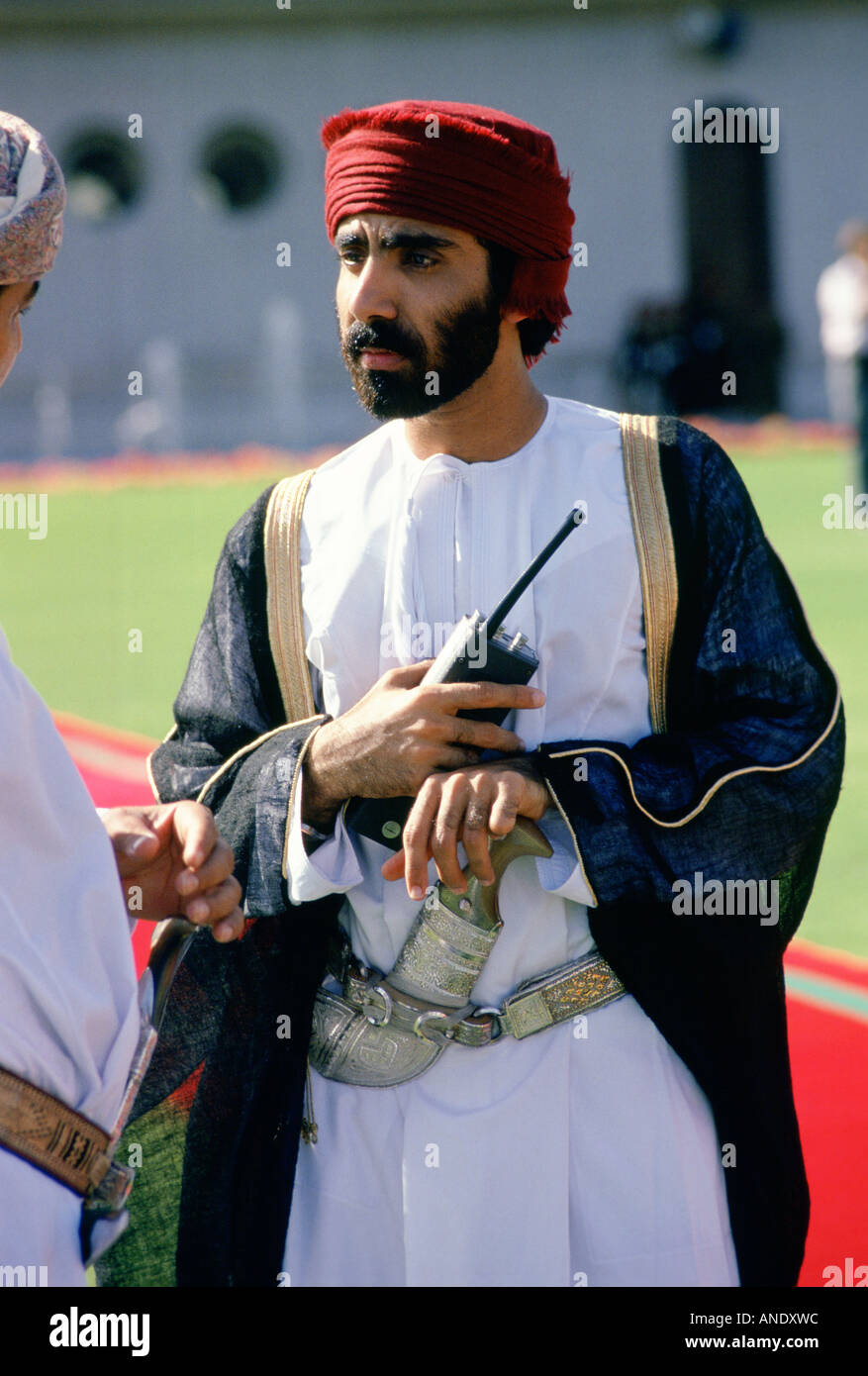 Security Guard Oman Gulf States Stock Photo - Alamy