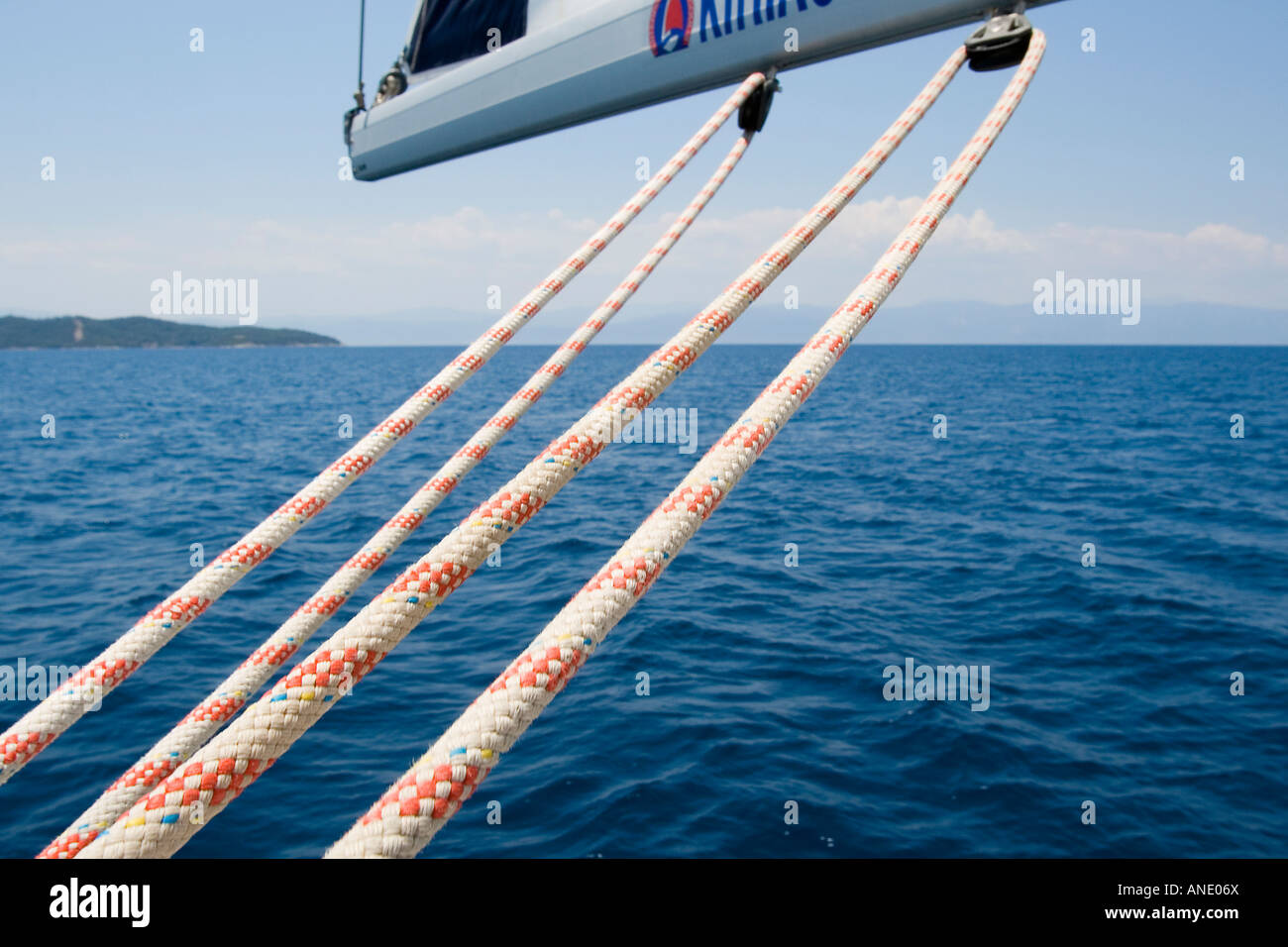White boat on sea hi-res stock photography and images - Alamy