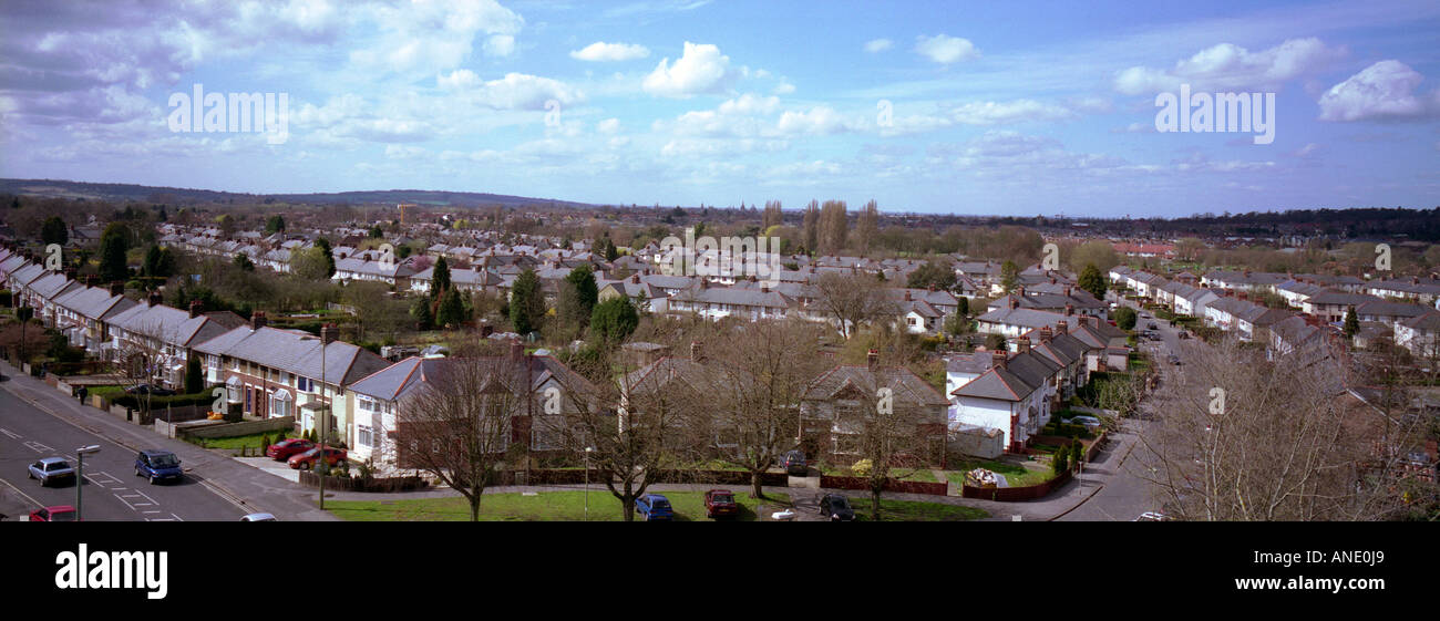 Central Oxford from Cowley Centre multi storey carpark Stock Photo - Alamy
