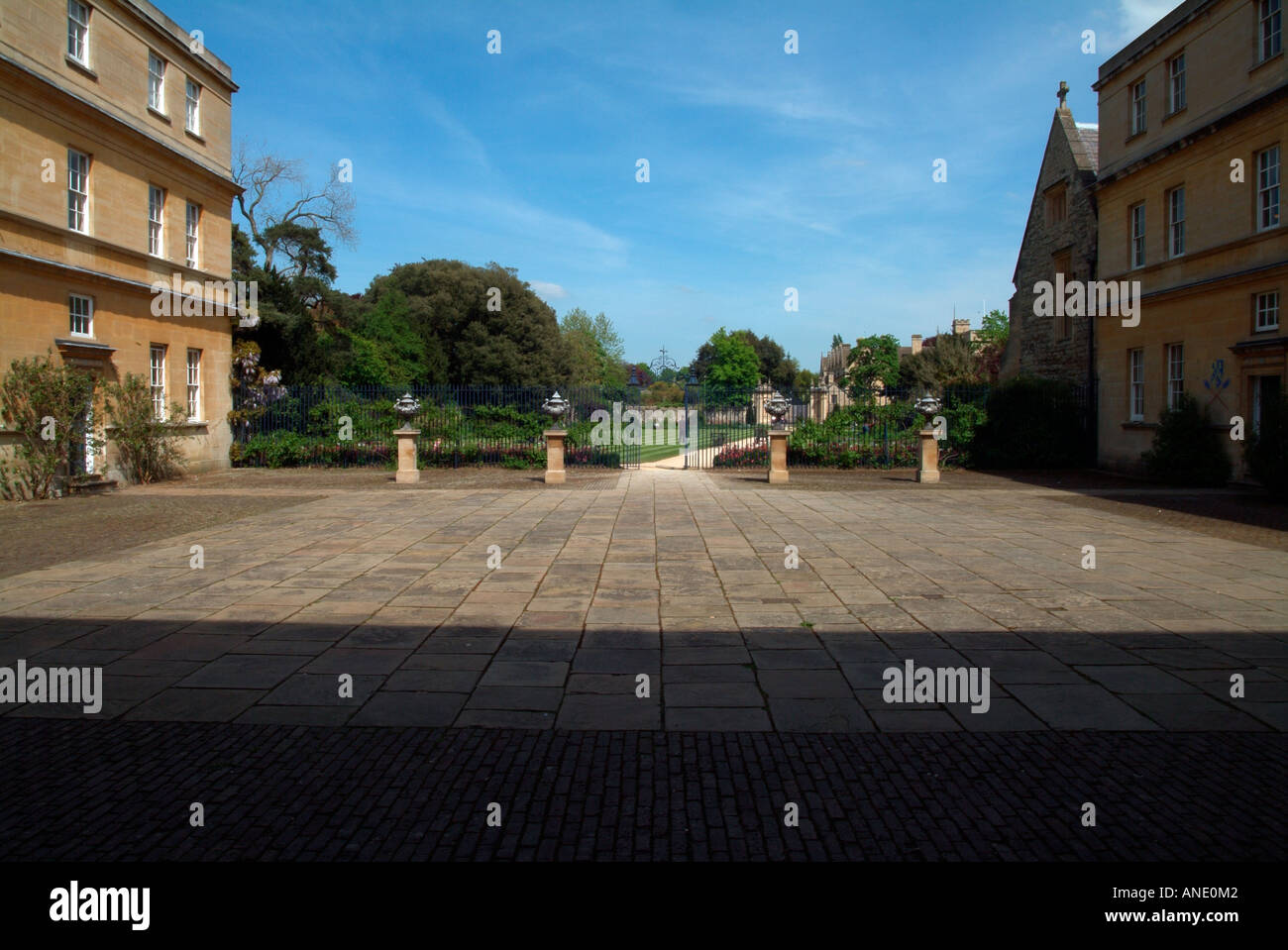 Trinity College Oxford Garden Quadrangle Stock Photo - Alamy
