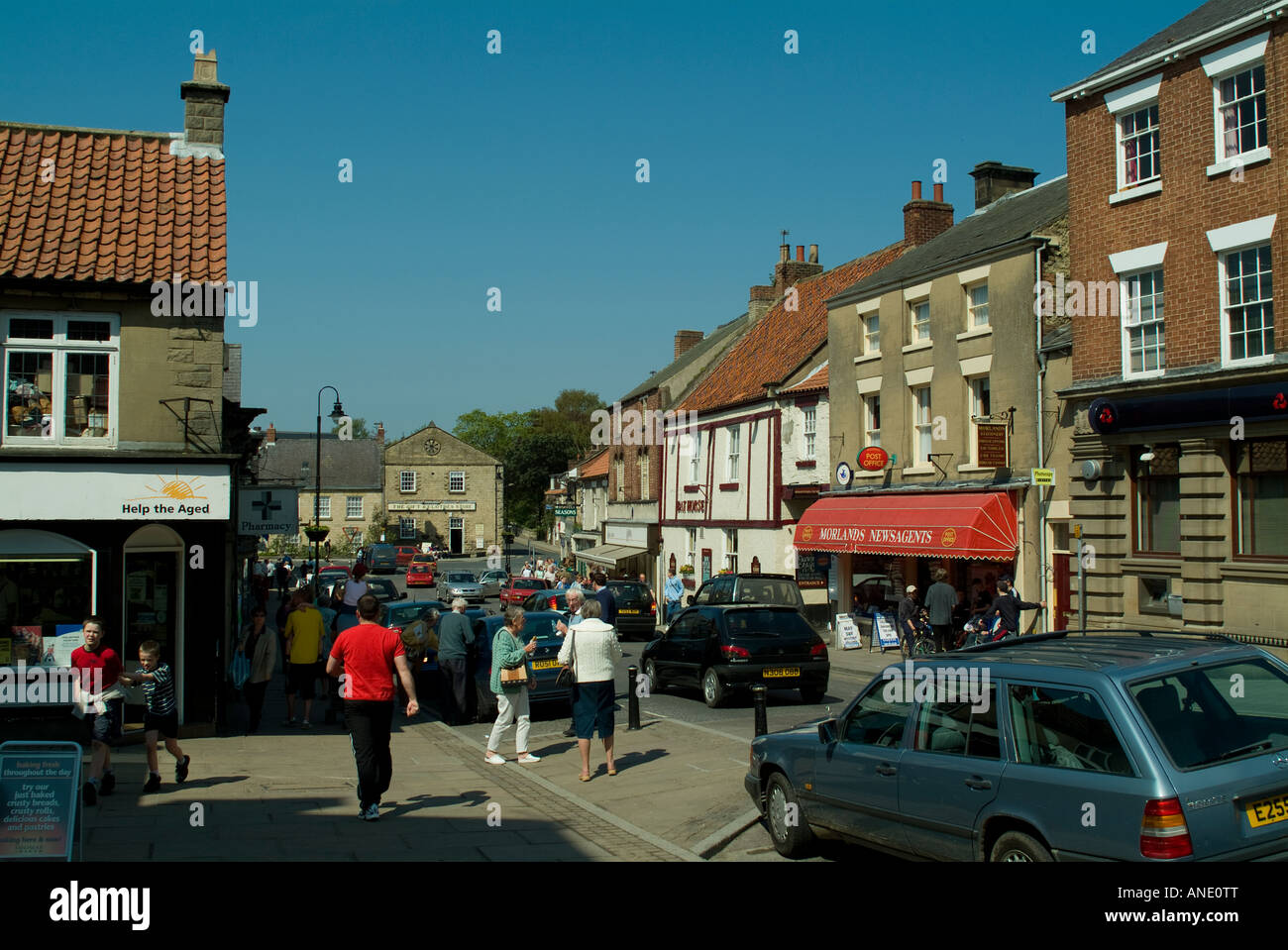 Pickering High street North Yorkshire Stock Photo - Alamy