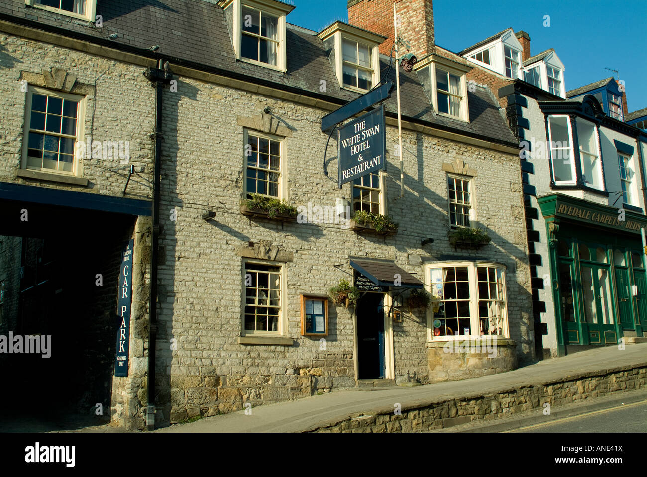 White swan hotel Pickering North Yorkshire Stock Photo - Alamy