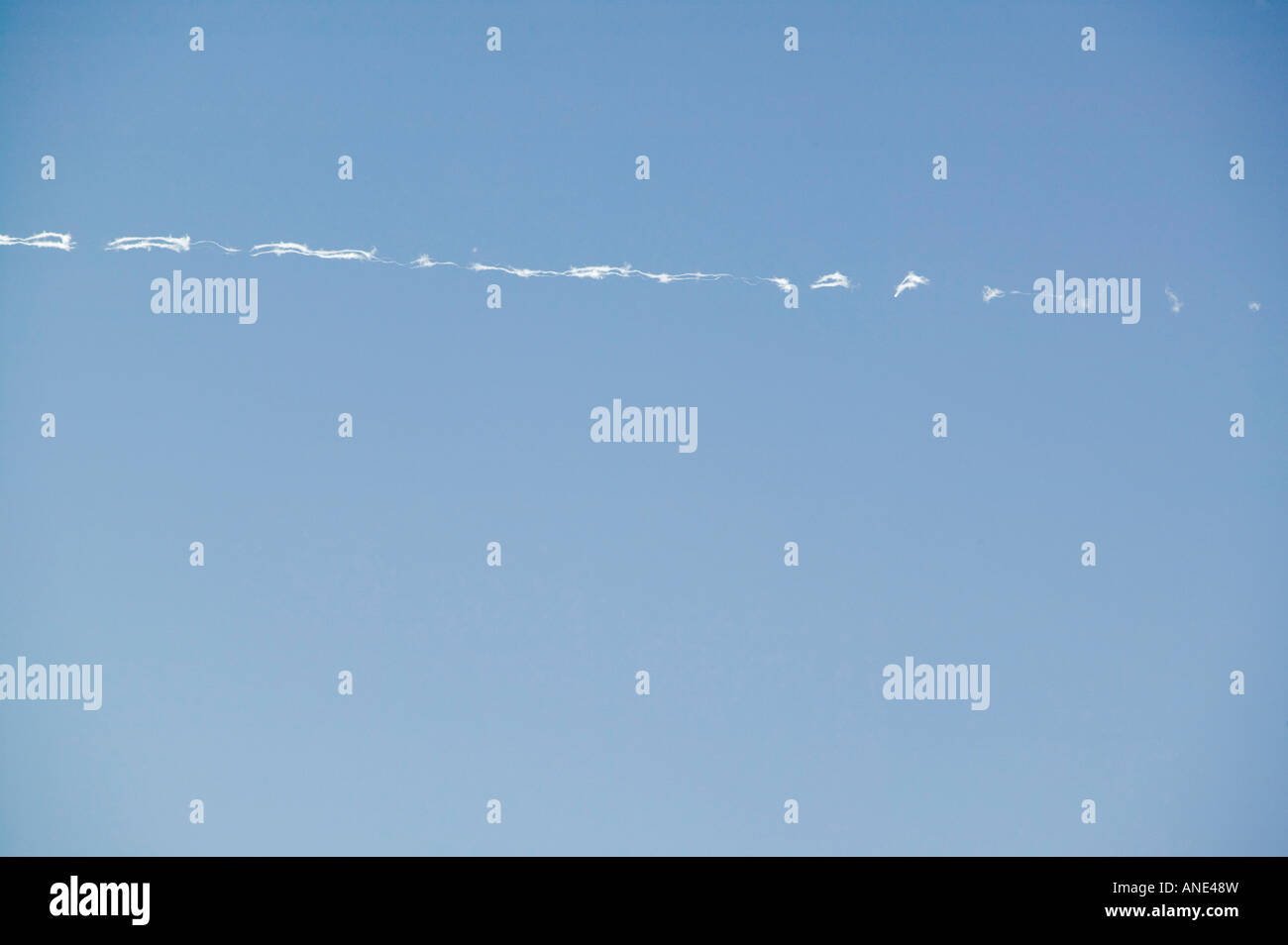 jet contrails over the Lake District UK Stock Photo - Alamy