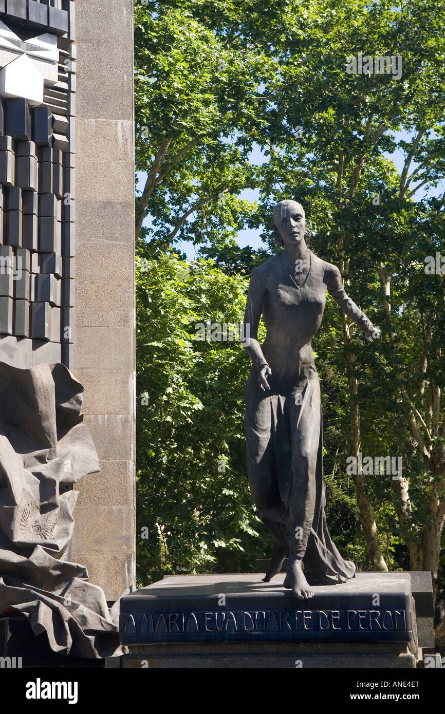 Argentina Buenos Aires Eva Peron statue Stock Photo - Alamy