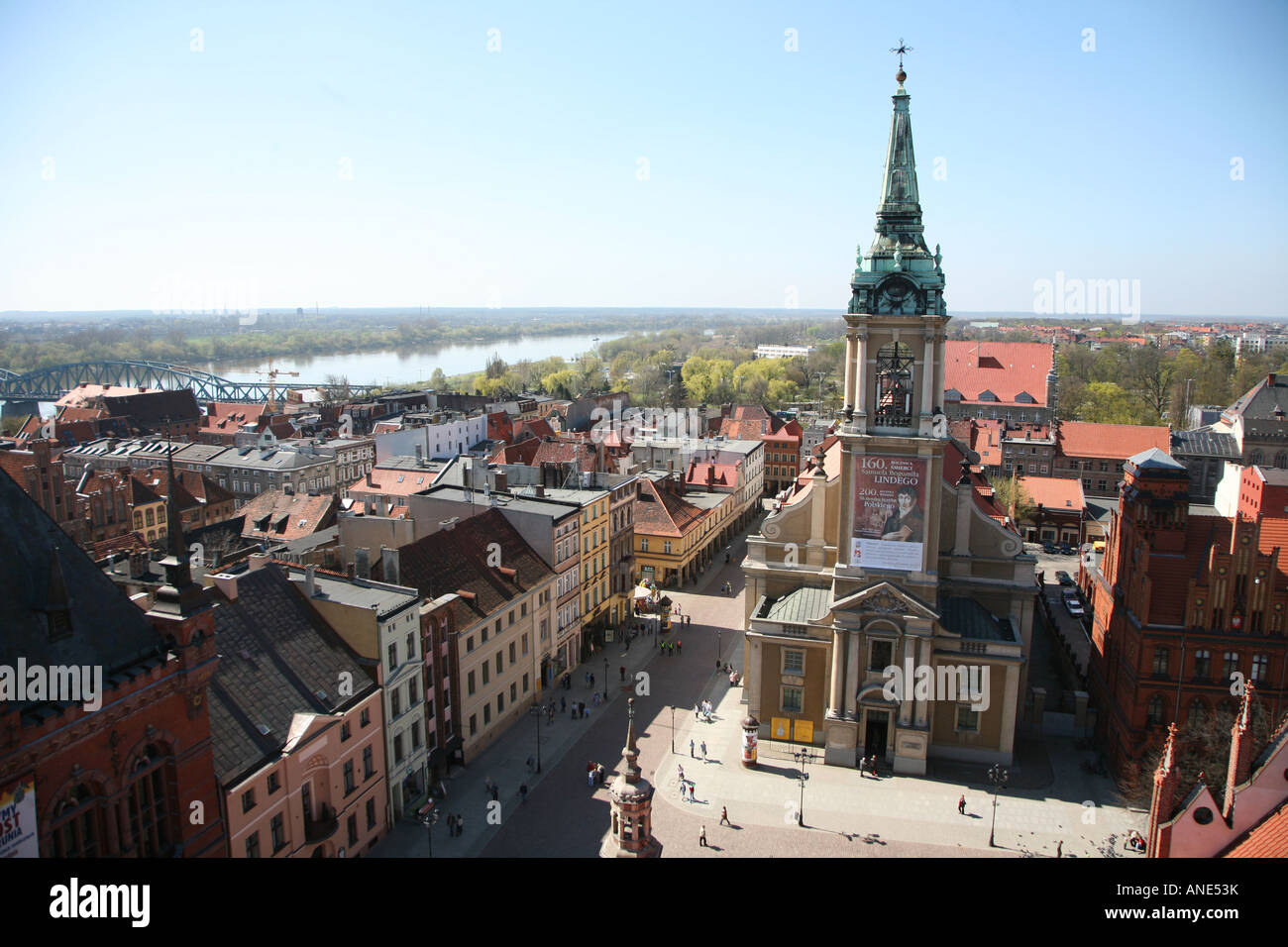 Aerial view polish city hi-res stock photography and images - Alamy