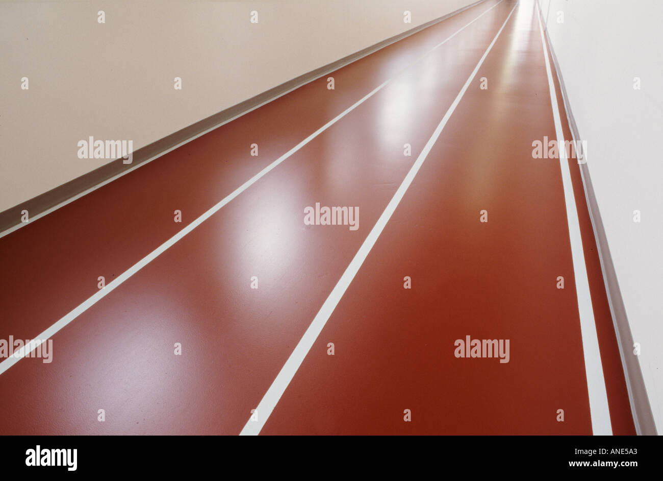 indoor running track Stock Photo - Alamy