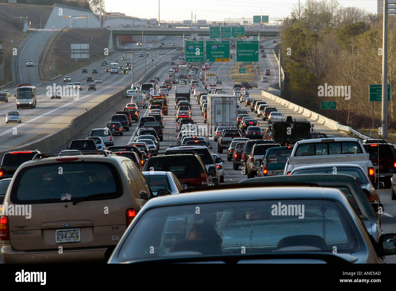 Atlanta traffic jam hi-res stock photography and images - Alamy