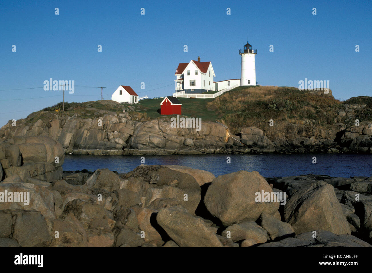 Nubble lighthouse hi-res stock photography and images - Alamy