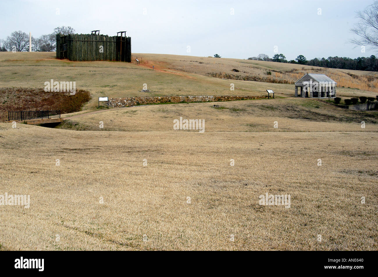 Andersonville Confederate POW Camp Cemetery Stock Photo - Alamy