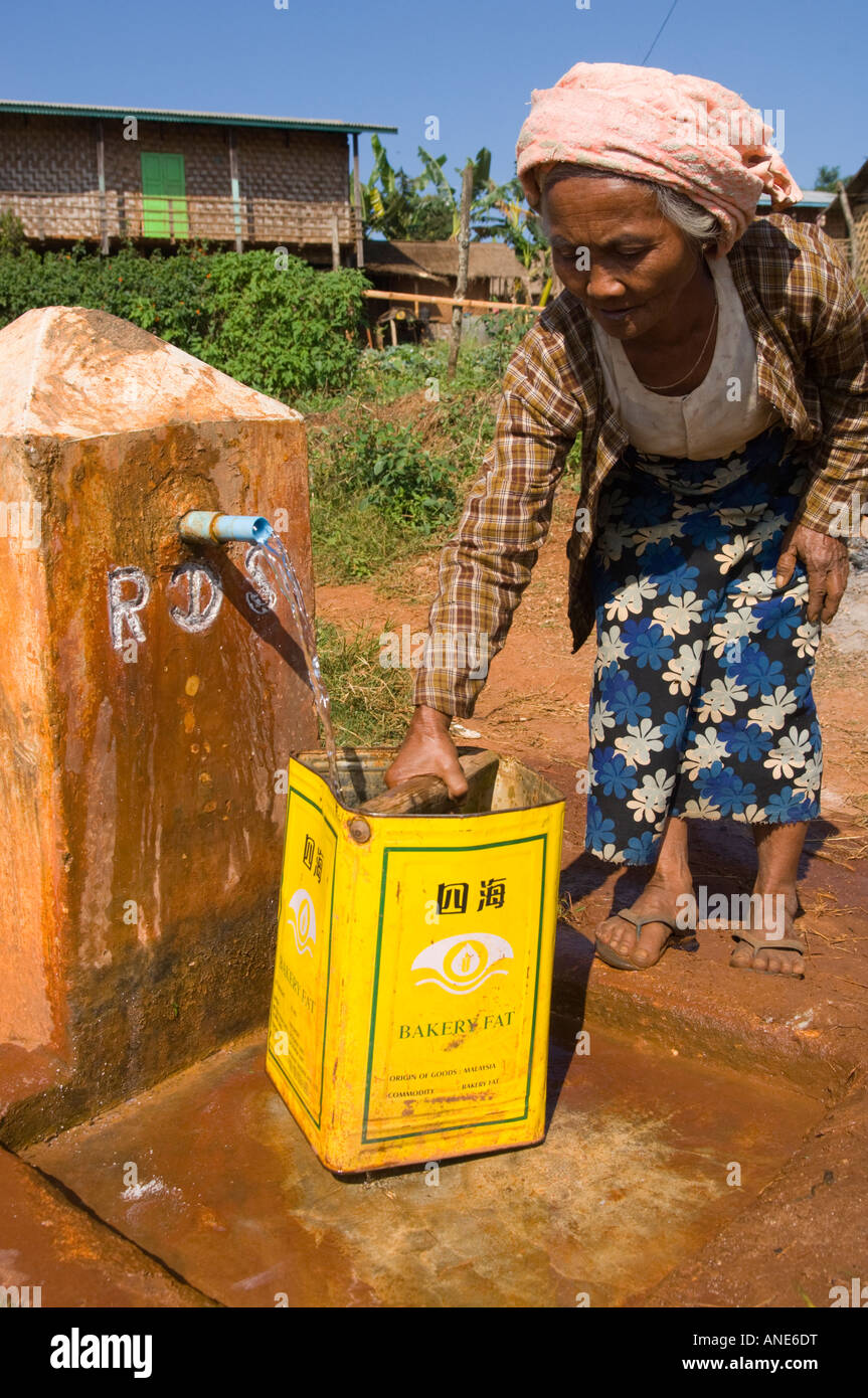 Water supply network built by a local NGO Stock Photo - Alamy