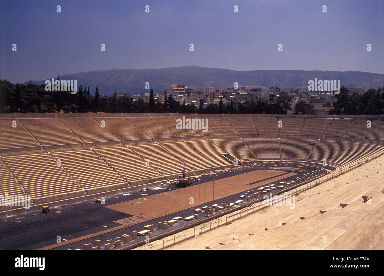 Cartoon Ancient Greek Olympics Arena