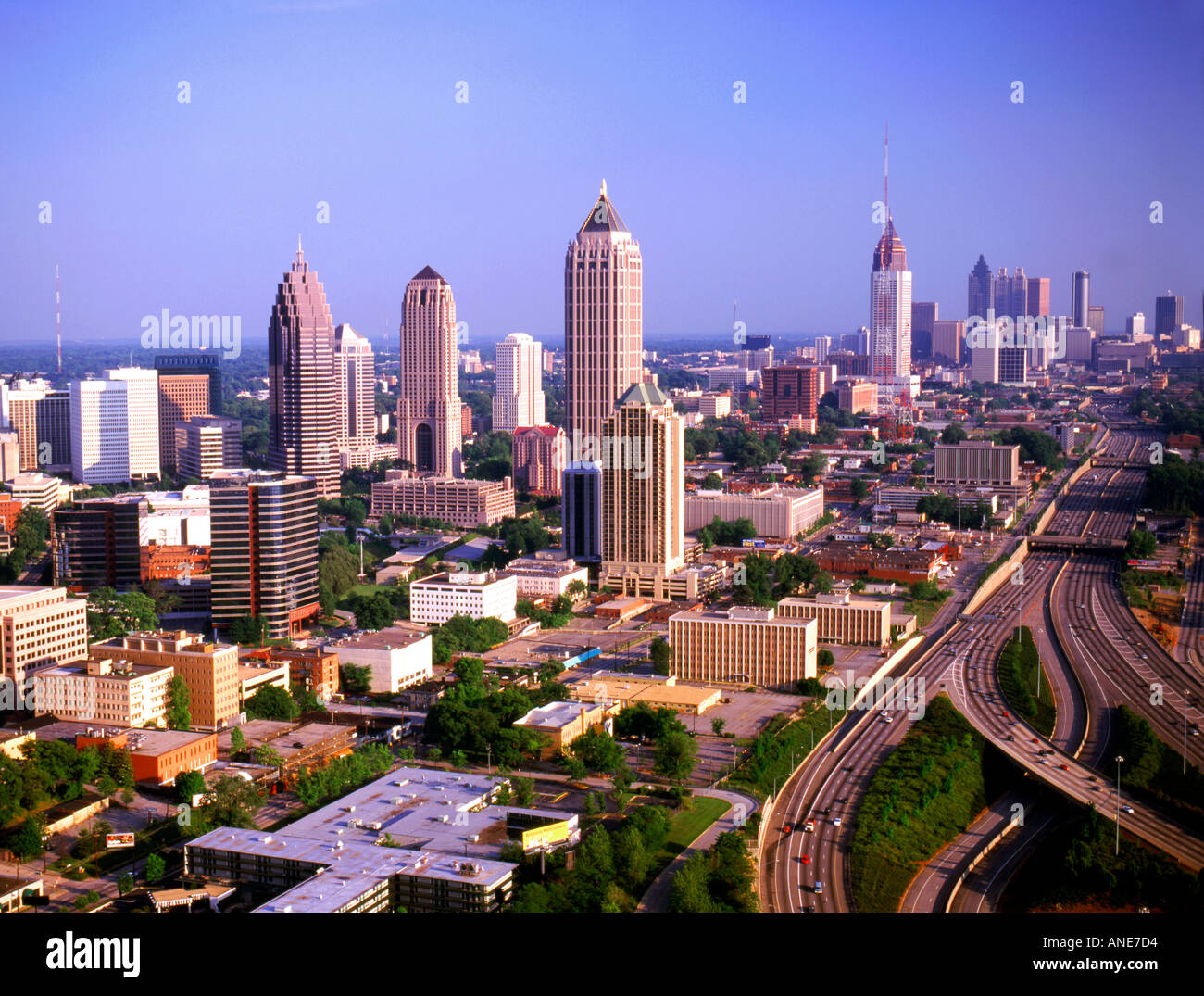 Cnn atlanta aerial hi-res stock photography and images - Alamy