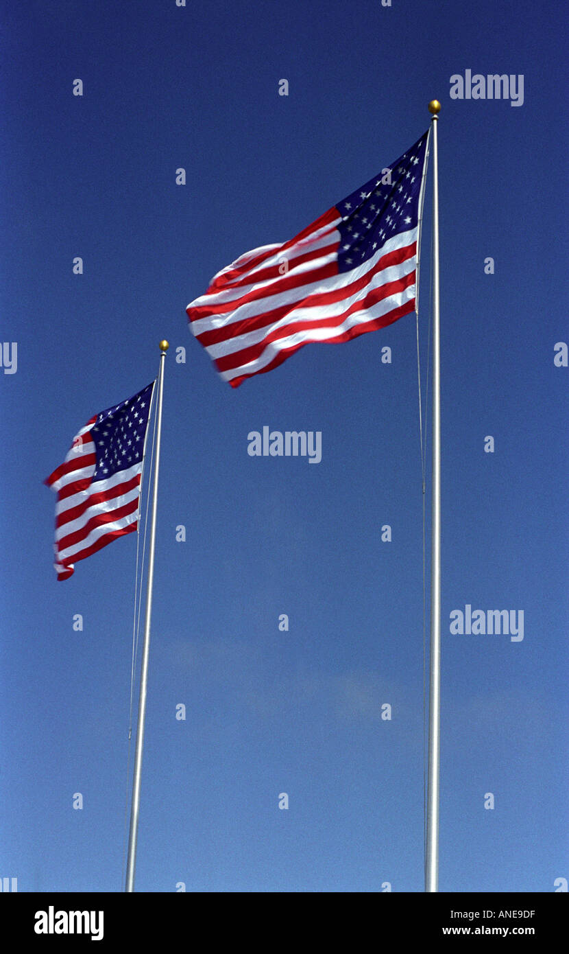 American flags stars stripes hi-res stock photography and images - Alamy