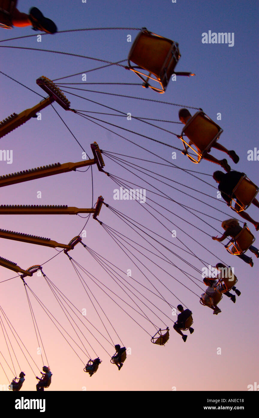 Carnival swing ride pattern hi-res stock photography and images - Alamy