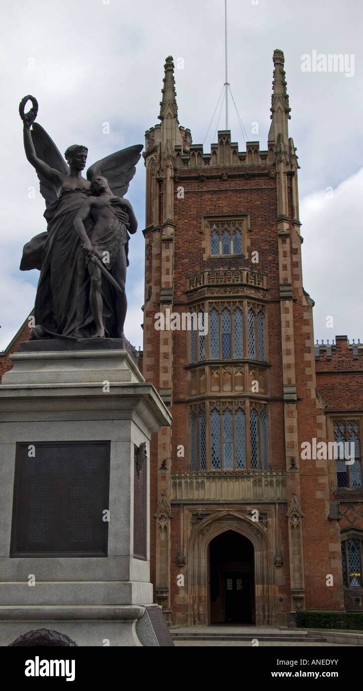 The Lanyon Building, Queen's University, Belfast, N. Ireland Stock ...