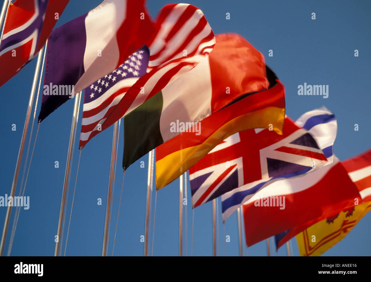 United nations flags hi-res stock photography and images - Alamy