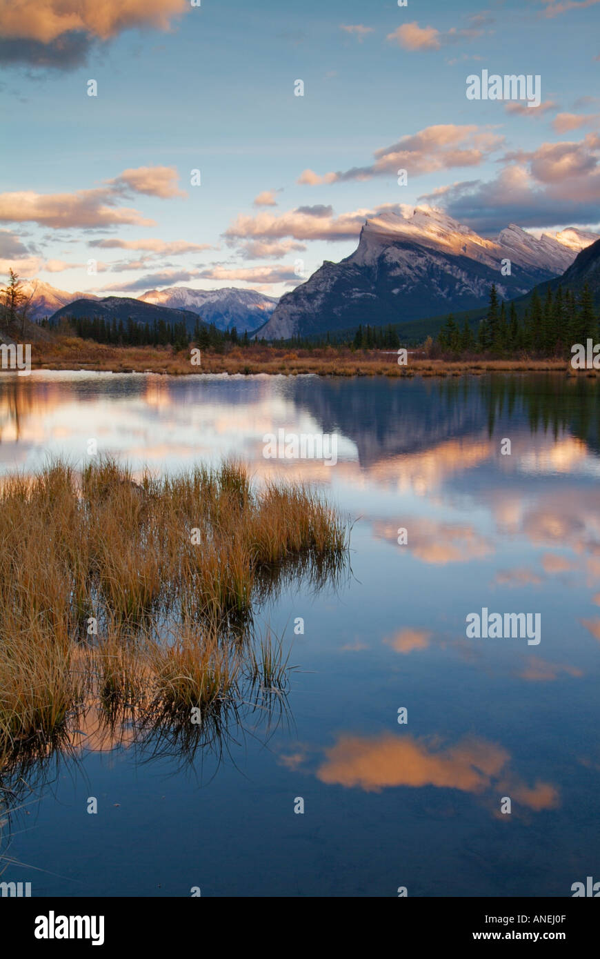 Mount rundle near banff hi-res stock photography and images - Alamy
