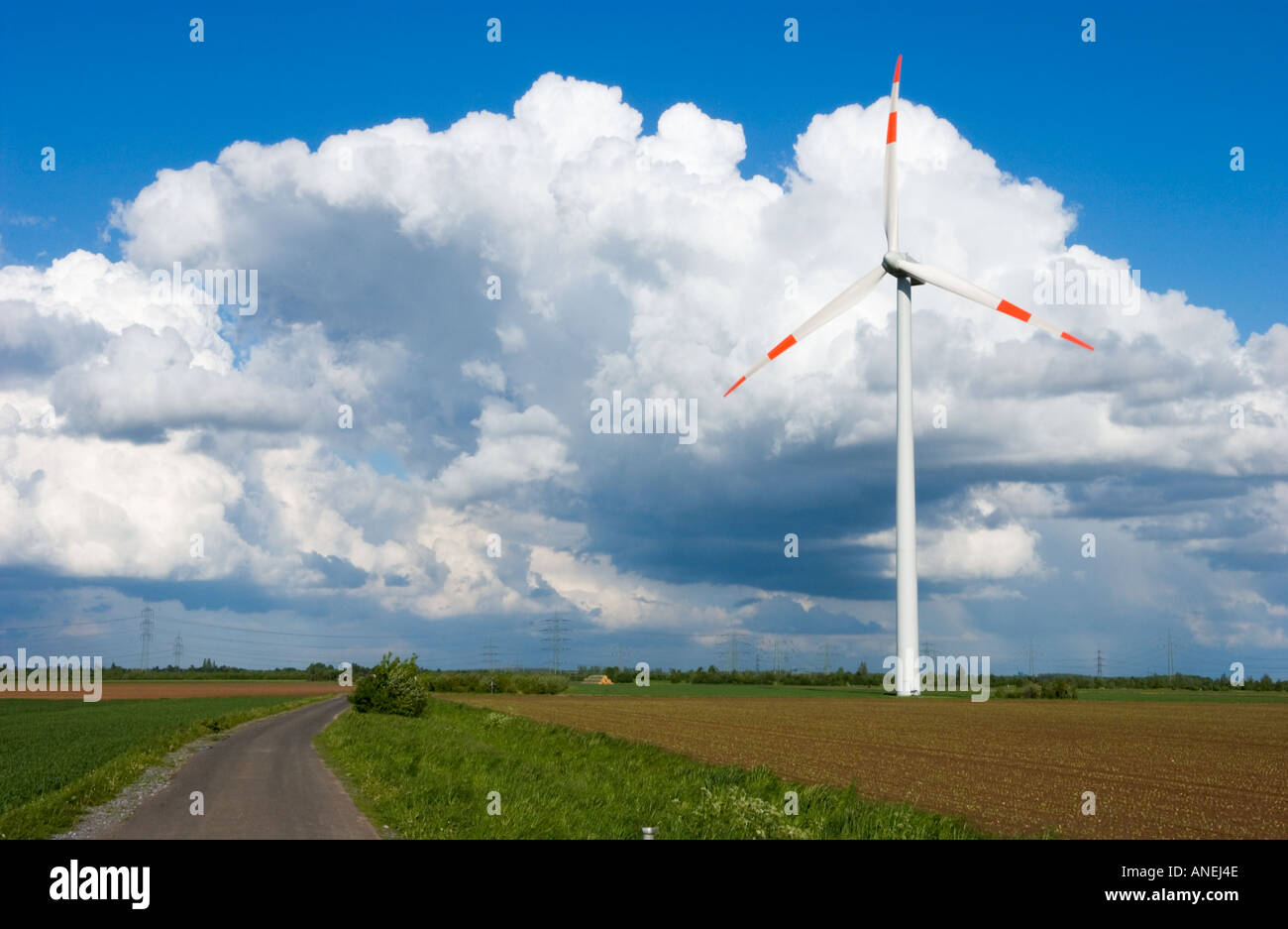 Wind Power Generation Stock Photo - Alamy