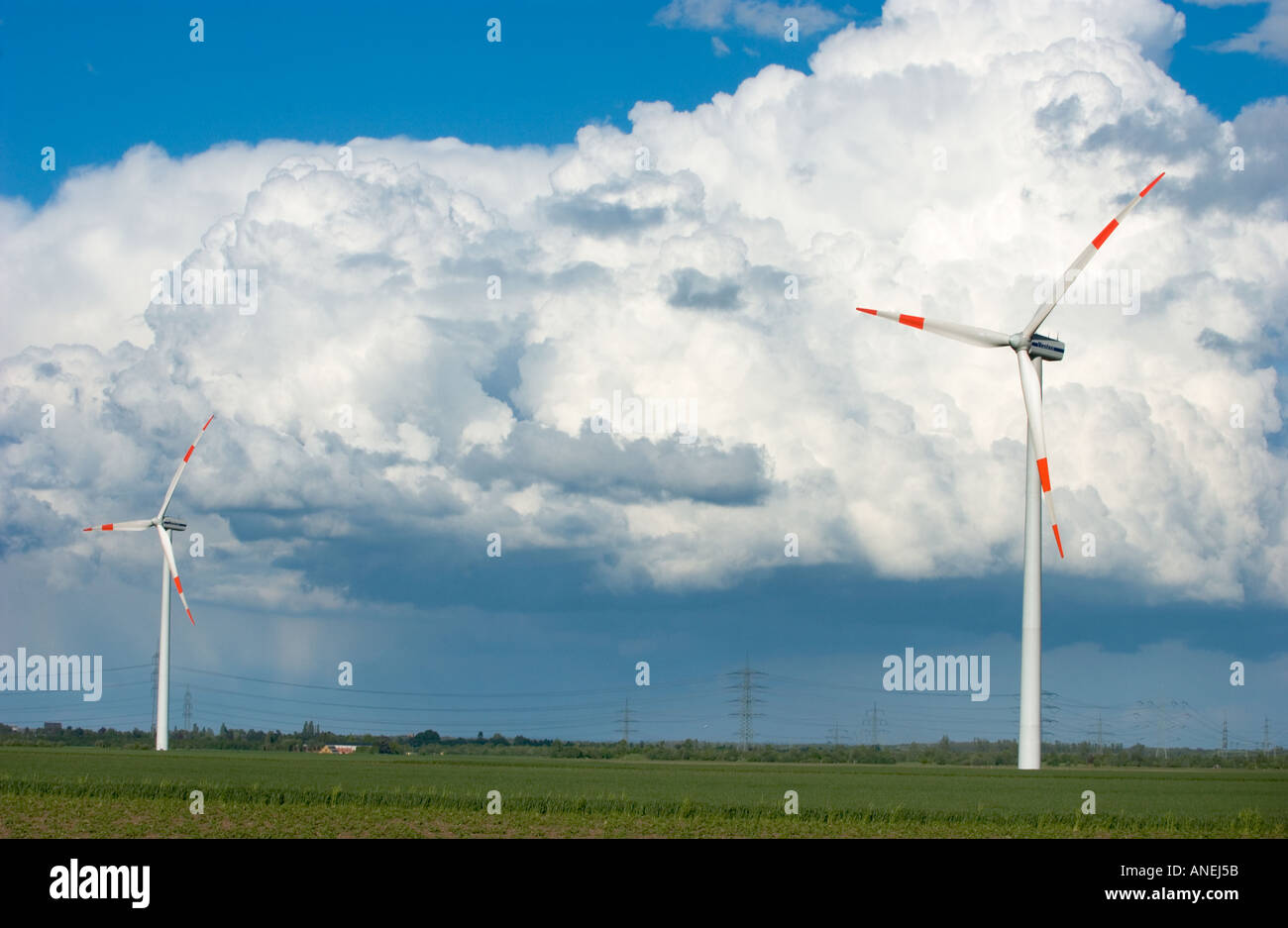 Wind Power Generation Stock Photo - Alamy