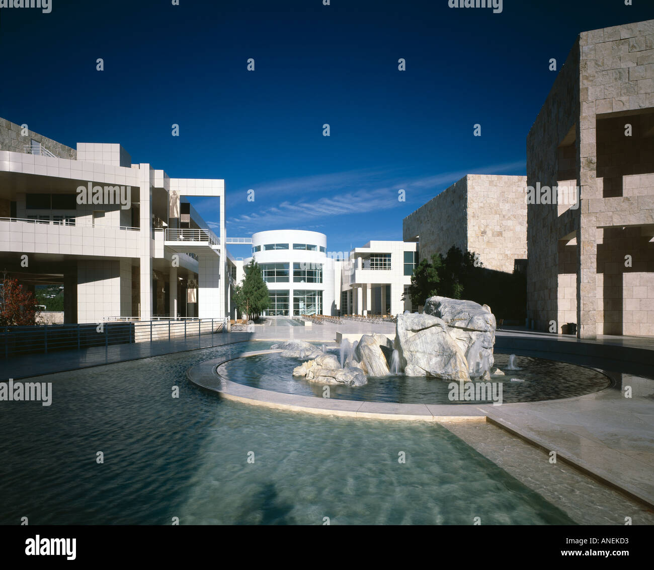 The Getty Center, Los Angeles, California, 1984 - 1997. Architect ...